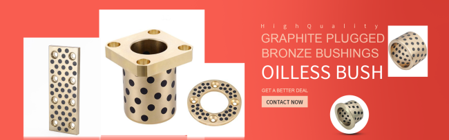 GRAPHITE PLUGGED BRONZE BUSHINGS