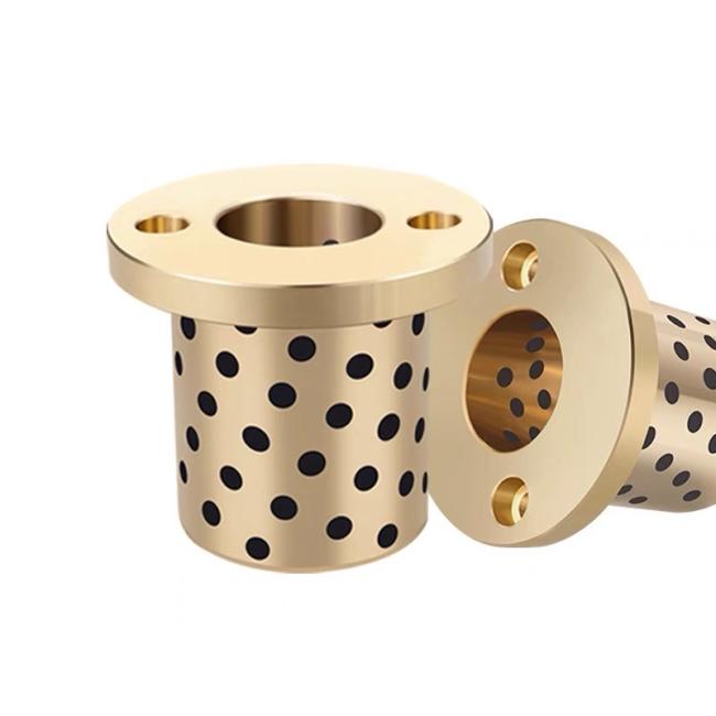 C932 bronze machined bushing with lubrication grooves