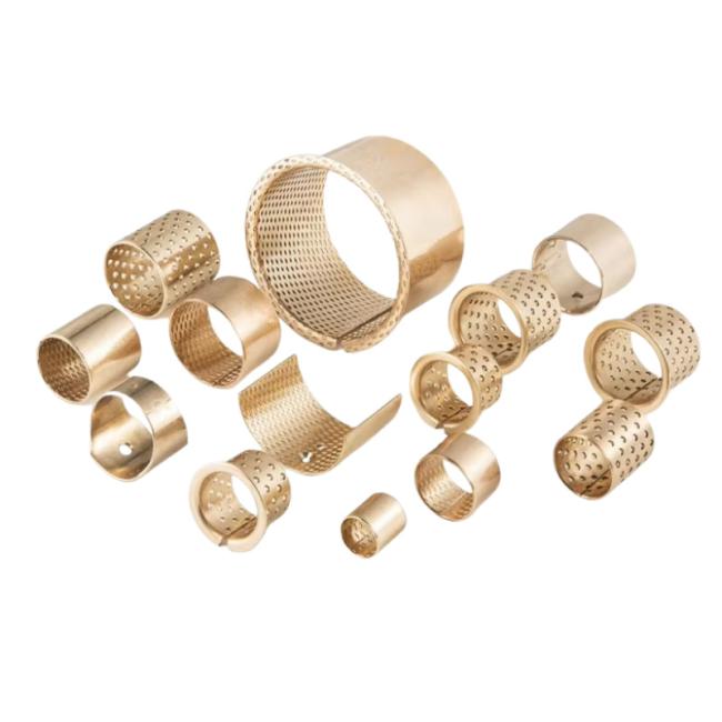 Easy To Assemble High Load Capacity CuSn8 Sleeve Bronze Flanged Sleeve Bearings