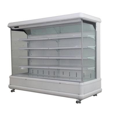 Cina Single-temperature custom open type chiller multideck display refrigerator for supermarket in vendita