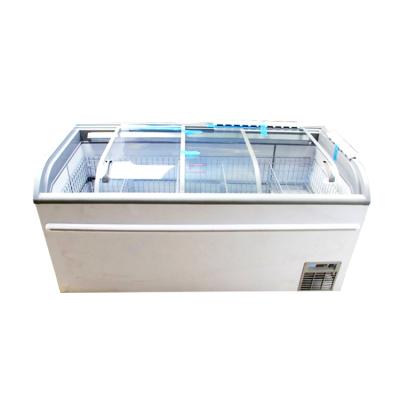 Cina Custom Single-temperature Supermarket Plug-in Cooler Combination Commercial Island Freezer in vendita