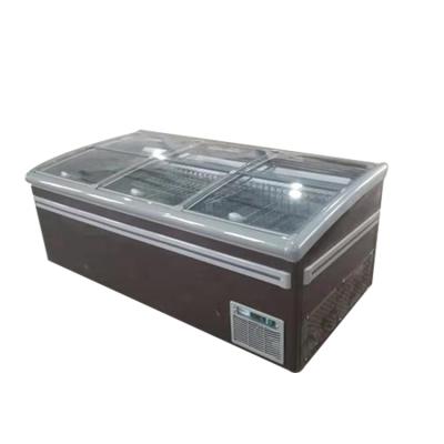 Cina Single-temperature Supermarket Custom Deep Kitchen Combined Island Display Cooler Jumbo Fridge Freezer in vendita