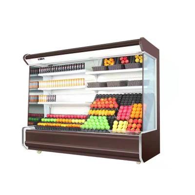 Cina Single-temperature Supermarket Custom Commercial Multi-deck Countertop Open Display Refrigerator in vendita