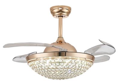 Cina Ventilatore di soffitto a motore a corrente continua con luce in vendita
