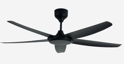 China ECO-ventilatoren 56 inch Moderne zwarte DC-motor plafondventilator voor kantoor Te koop
