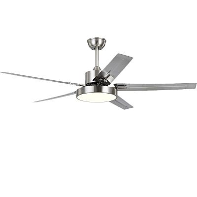 China ABS bladen Moderne LED plafondventilator 52 inch DC motor plafondventilator Te koop