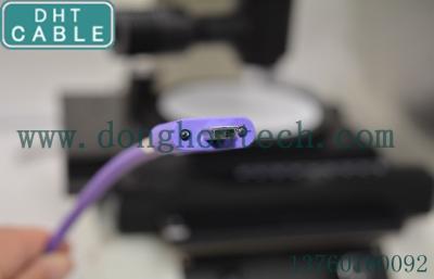 Cina Cinque metri di mini di USB del cavo 5 tipo viola di Pin m2 per le macchine fotografiche di visione artificiale in vendita