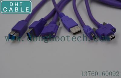 Cina Costruzioni irregolari dell'alto della flessione della macchina fotografica cavo di USB per muoversi di automazione industriale in vendita