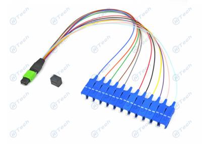 Cina Tipo maschio standard del cavo di toppa di IEC MPO MTP con i caratteri meccanici eccezionali in vendita