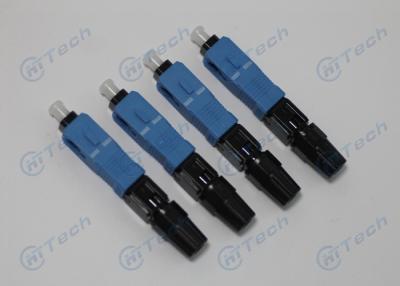 Cina Connettore dello Sc della fibra di singolo modo di FTTH, colore rapido a fibra ottica del blu del connettore in vendita