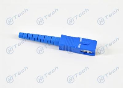 Cina Connettore semplice dello Sc di colore blu, perdita di inserzione del connettore dello Sc di singolo modo <0.3db in vendita