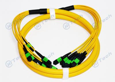 Cina Tipo maschio cavo di toppa di MPO MTP, 72 norma monomodale di IEC del saltatore della fibra dei centri MPO in vendita