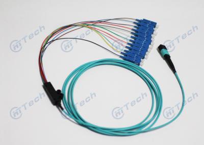 Cina Cavo a fibre ottiche ceramico del centro OM3 MTP-SC del puntale 12 in vendita