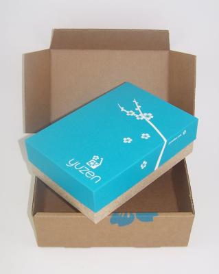 Cina Contenitori d'imballaggio di cartone del regalo di colore di CMYK 4, contenitore ricoprente UV di cartone di 3 strati in vendita