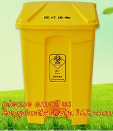 China Square sharps container, medical disposal bins, needle container, Disposable Hospital Biohazard Sharp Collector Waste Bi for sale