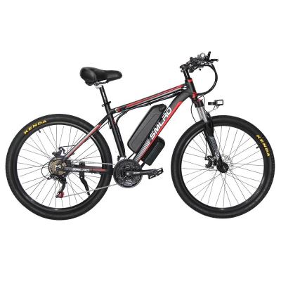 Cina Il LCD visualizza 26 mountain bike elettrico, batteria Smlro C6 48v 13ah 1000w di Samsung in vendita