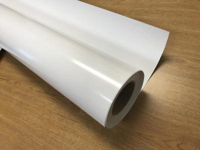 China Glanzende Digitale Voor het drukken geschikte Zelfklevende Vinyl Polymere Film2pe Voering Te koop