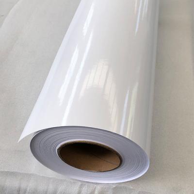 中国 Polymeric Printable stretchable Advertising high-tack vinyl 販売のため