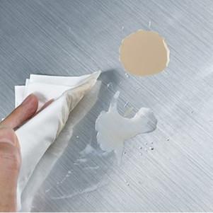 China Geborsteld Metaal Voor het drukken geschikt Zelfklevend Vinylmateriaal voor Teken die 140g maken Te koop