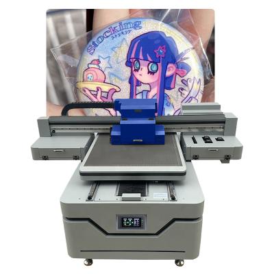 China High-Accuracy 6090 UV Flatbed Printer LED CCD Visual Positioning Automatic UV Ink Machine for Glass Board Printing 1-Year for sale