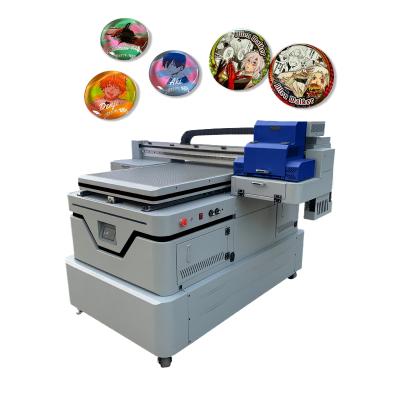 China Acrylic Glass UV Flatbed Digital Printing with CCD Plotter Print Automatic Inkjet Printer Machine Industrial CMYKW+V Printer for sale