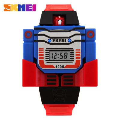 Cina Charming Red Multifunction Digital Kids Watch For School Boys Soft Strap in vendita