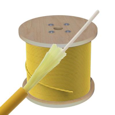 중국 OEM / ODM FTTH 드롭 케이블 단일모드 이중 통신 실내 GJFJV G652D 3 밀리미터 지름 판매용