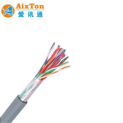 중국 2~200쌍 CAT3 CAT5 멀티 페어 전화 케이블 0.4mm 0.5mm 0.6mm 구리 판매용