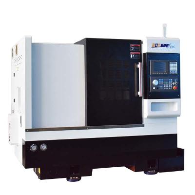 中国 Slant Bed Metal Cnc Lathe Machine High Presion Overall 45° Bed Form And Slope 販売のため