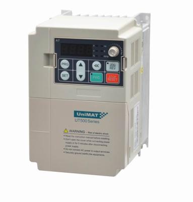 China motorista variável 1.5KW da freqüência do vetor dos inversores VFD da fase 230v monofásica à venda