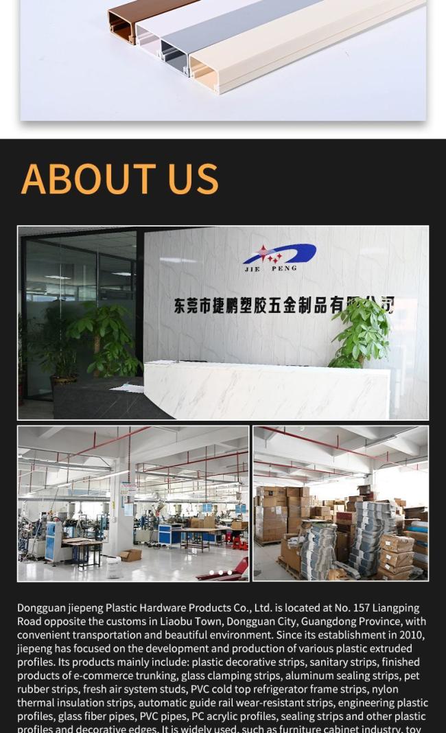 Square PVC Wireway Cable Trunking System