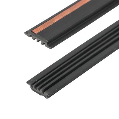 China 구리 PVC 프로필 정사각형 플라스틱 케이블 트렁킹 PVC 케이블 가이드 레일 구멍 없이 for sale