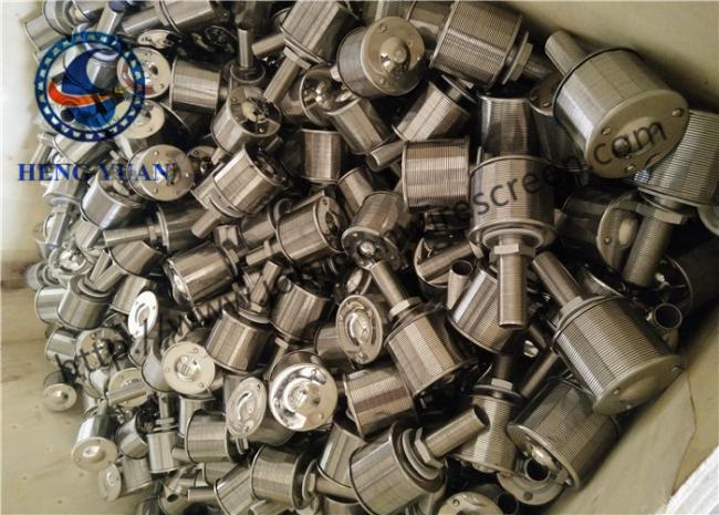 Close-up view of Johnson water filter nozzle components