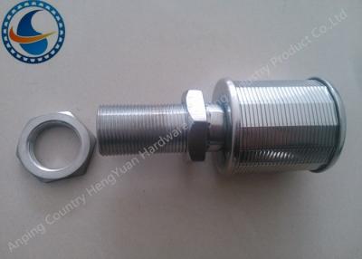 China 304 Stainless Steel Water Nozzle , Rotary Screen Filter 0.05-1mm Slot for sale