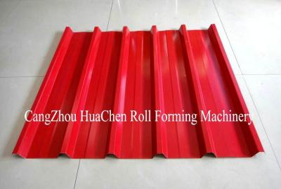 China Siemens PLC-Doppelschicht-Dach-Platten-Rolle, die Maschine mit Stahl der Stahlwalze-No.45 bildet zu verkaufen