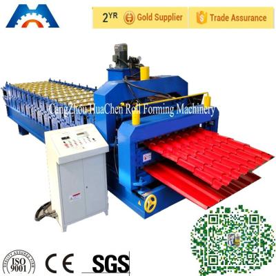 Cina Rotolo di alluminio delle mattonelle di tetto di punto di Metcopo che forma macchina in vendita