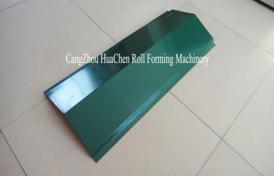 China Metal automático da máquina do formulário do rolo do tampão de Ridge do telhado com controle de computador do PLC de PANASONIC à venda