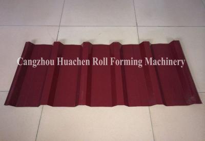 China Waagerecht ausgerichtete Doppelschicht-Verdoppelungrolle, die Maschinen-Dach-Platte für Wände bildet zu verkaufen