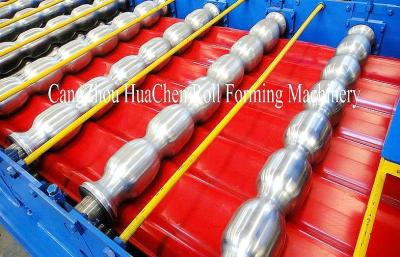China el 15m/rollo del panel del tejado de la velocidad mínima que forma el material del acero de la fragua de la máquina 45 en venta