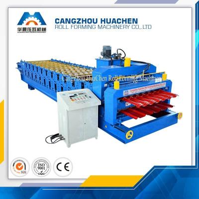 China La mayoría del metal popular que cubre el rollo de la chapa de la capa doble que forma las máquinas para industrial en venta
