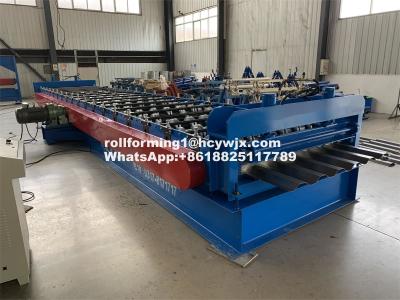 China Steel Container CE Wall Panel Roll Forming Machine With 45# Steel Rollers for sale