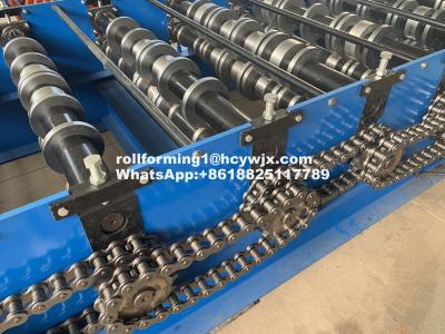 China Steel Container CE Wall Panel Roll Forming Machine With 45# Steel Rollers for sale