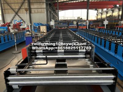 China Präzise anpassbare Dachblech-Rollformmaschine Hydraulikschneiden zu verkaufen