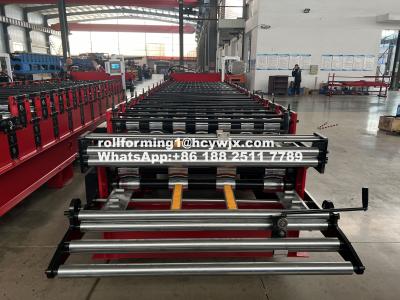 China 5.5KW AG-Panel-Doppelschicht-Rollformmaschine zu verkaufen
