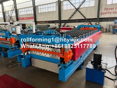 China TR37-200/TR14-225 Máquina de moldeado de rodillos de doble capa con guillotina de precisión en venta