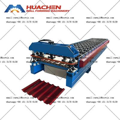 China Máquina de moldeado de techo de doble cubierta de alta velocidad en venta