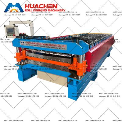 China Máquina de moldeado de rodillos de doble cubierta con 45 rodillos de acero en venta