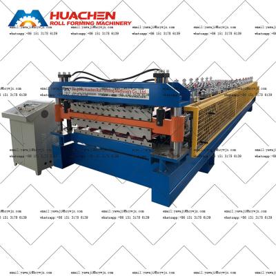 China Hochproduktivität PPGI / GI Doppelschichtformmaschine zu verkaufen
