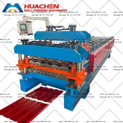 China Doppelschichtformmaschine für Dachplatten für PPGI / GI zu verkaufen