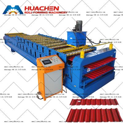 China Máquina de moldeado de rodillos de acero PPGI / GI de doble cubierta en venta